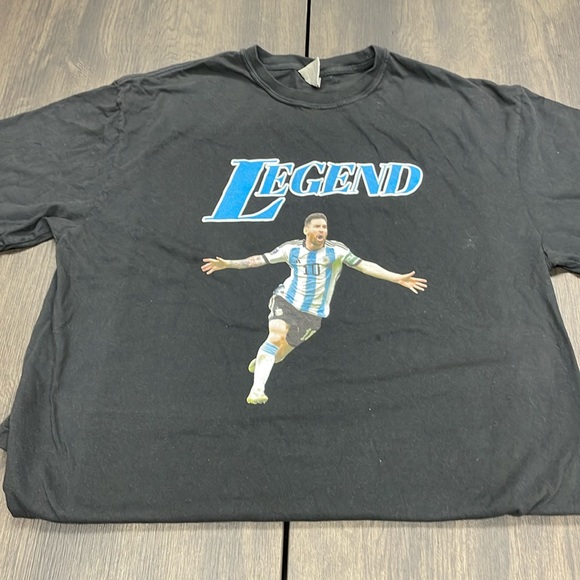 Comfort Colors | Shirts | Legend Lionel Messi Tee Shirt | Poshmark